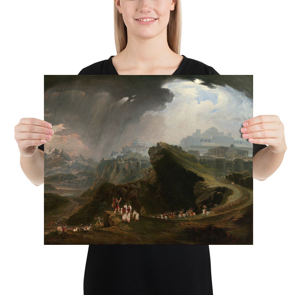 Joshua Commanding the Sun to Stand Still | John Martin | 1816 Biblical ...