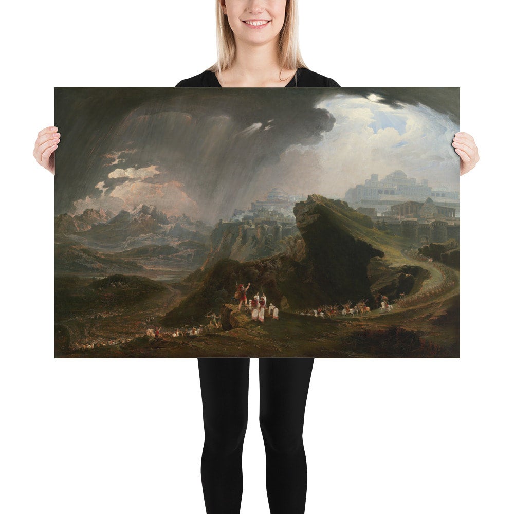 Joshua Commanding the Sun to Stand Still | John Martin | 1816 Biblical ...